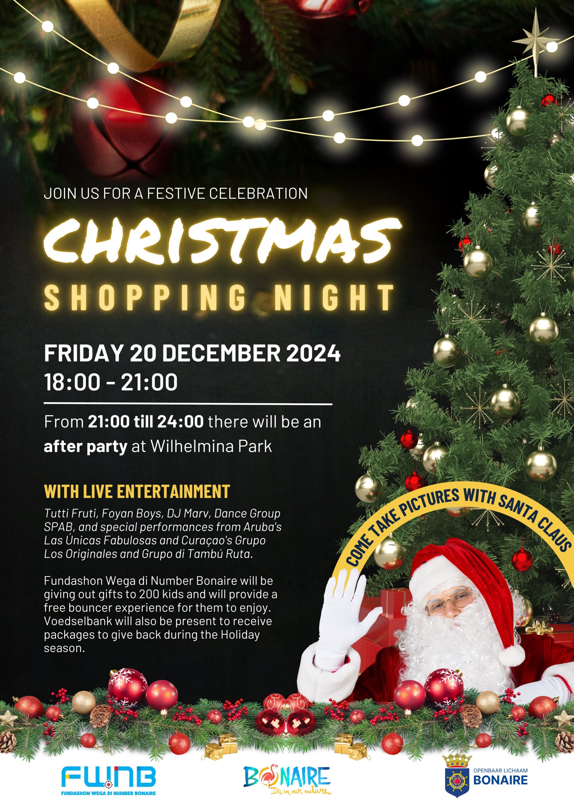 Christmas Shopping Night on December 20th, 2024 | Island of Bonaire